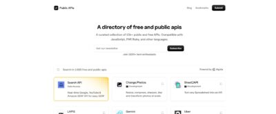 Top 10 Free Public APIs Without the Need for an Auth Token